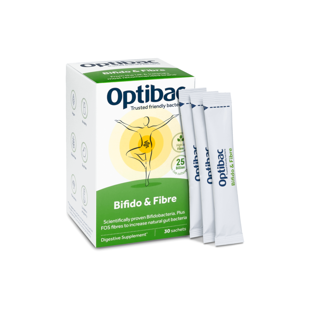 Bifido and Fibre - 30 Sachets | Optibac | Supplement Hub