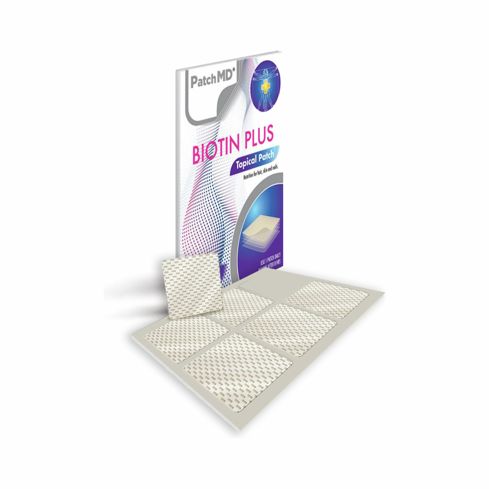 Biotin Plus Topical Patch | 30 Patches | PatchMD | Supplement Hub