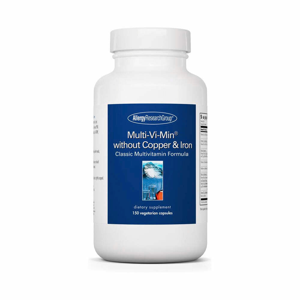 Multi-Vi-Min without Copper & Iron - 150 Capsules | Allergy Research G