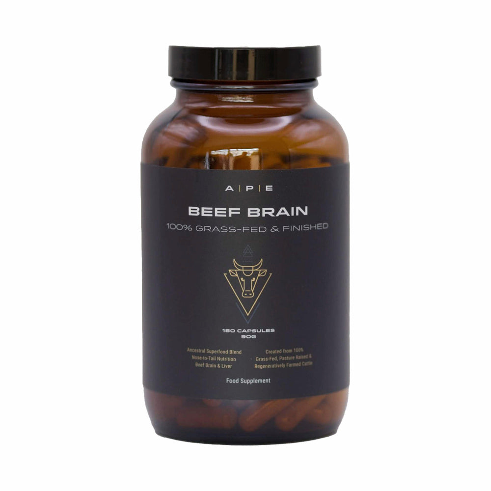 Beef Brain - 180 Capsules | APE Nutrition | Supplement Hub