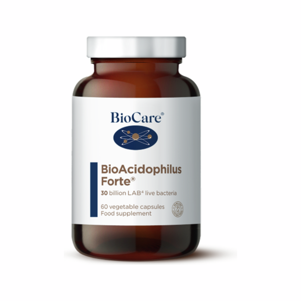 BioAcidophilus Forte | 60 Capsules | BioCare | Supplement Hub