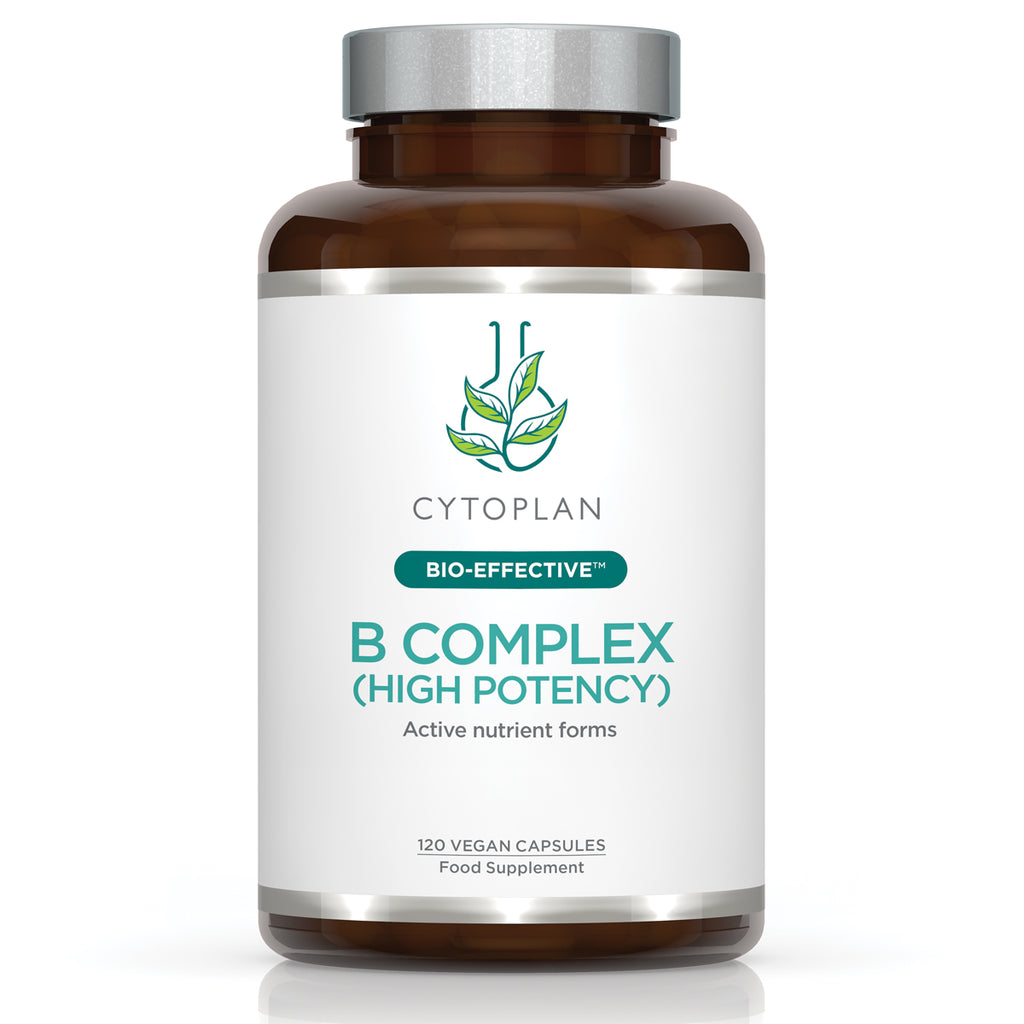 B Complex High Potency - 120 Capsules | Cytoplan | Supplement Hub