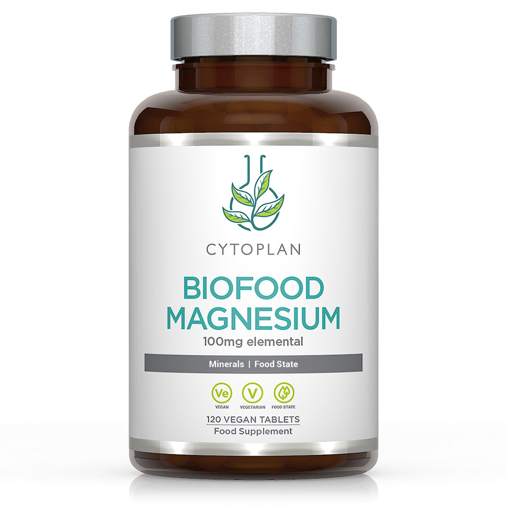 Biofood Magnesium - 120 Tablets | Cytoplan | Supplement Hub