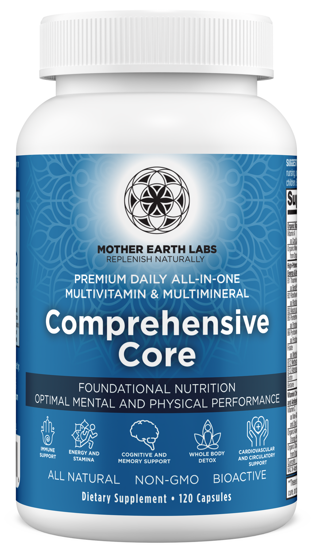 Comprehensive Core - 120 Capsules | Mother Earth Labs | Supplement Hub