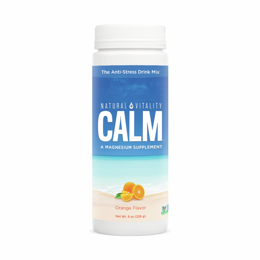 Natural Calm | Orange Flavour |226g | Natural Vitality | Supplement Hub UK