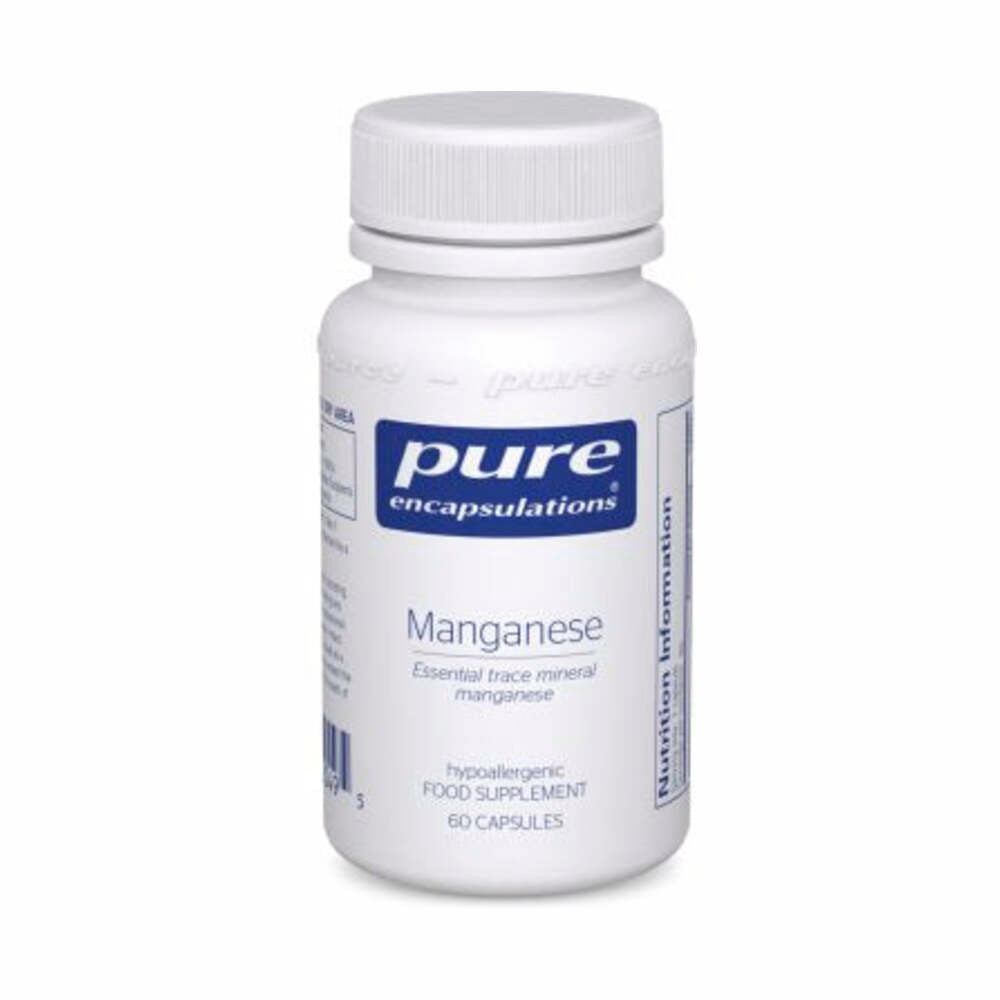 Manganese | 60 Capsules | Pure Encapsulations | Supplement Hub UK