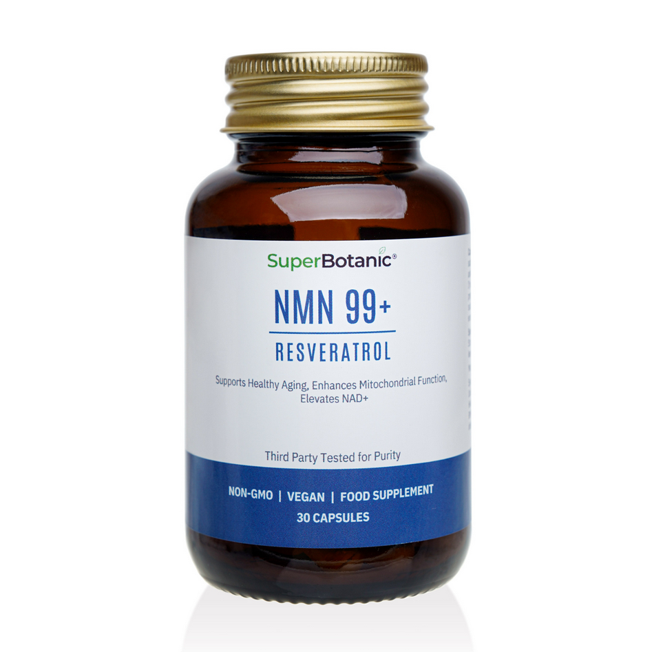 NMN 99+ with Trans-Resveratrol | Super Botanic | Supplement Hub