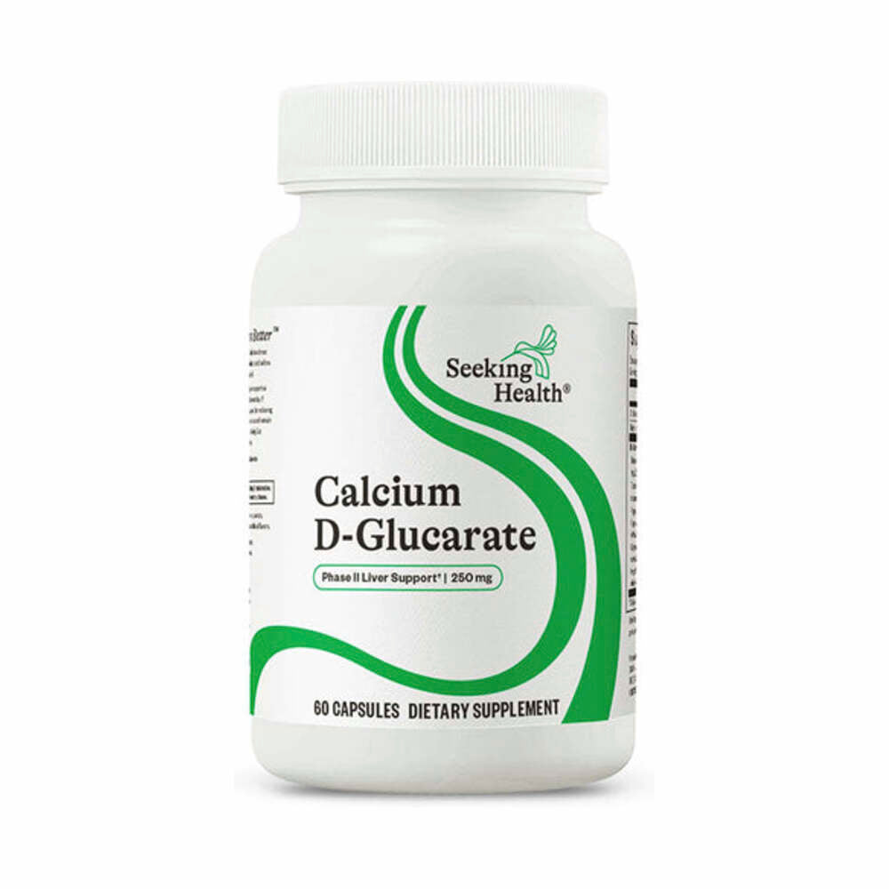 Calcium D-Glucarate | 60 Capsules | Seeking Health | Supplement Hub