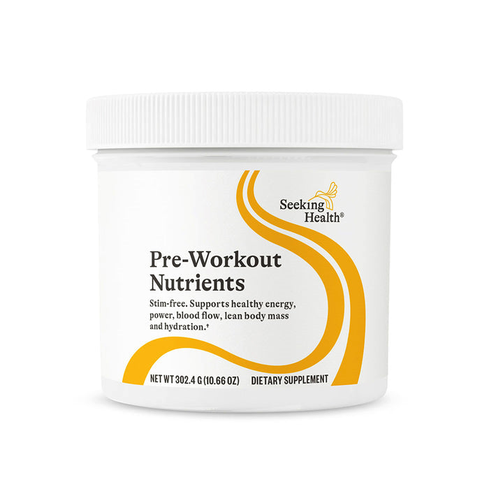 Pre-Workout Nutrients - 302.4g | Seeking Health | Supplement Hub