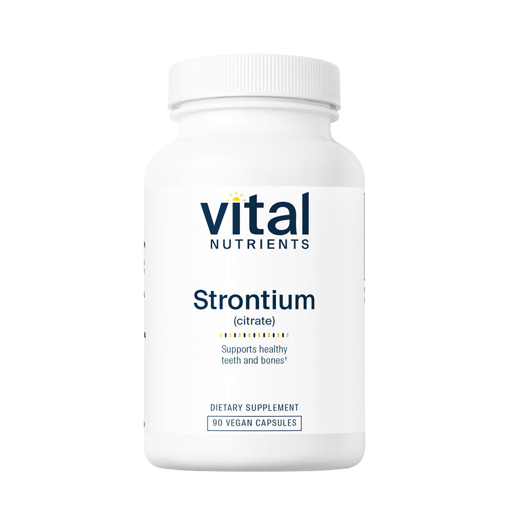 Strontium (citrate) | 227mg | 90 Capsules| Vital Nutrients | Supplement ...