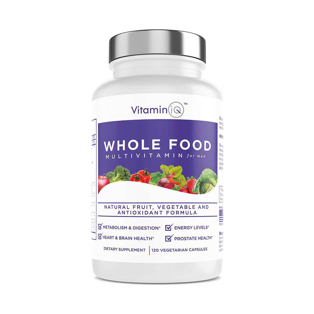 Whole Food Multivitamin for Men | Vitamin IQ | Supplement Hub UK